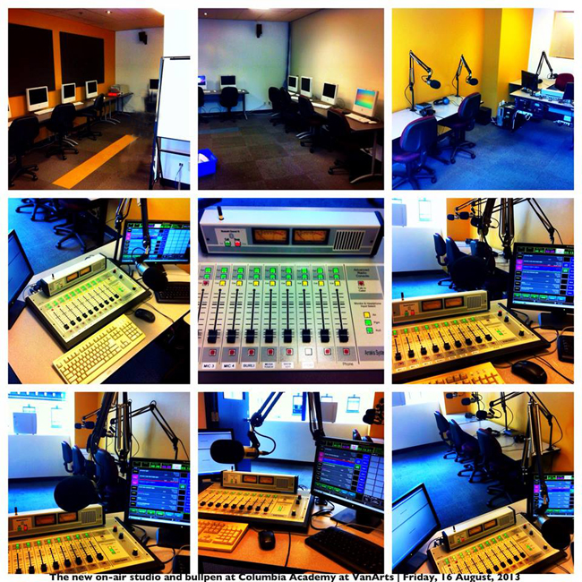 New Broadcasting Studio at VanArts - Vancouver Institute of Media Arts