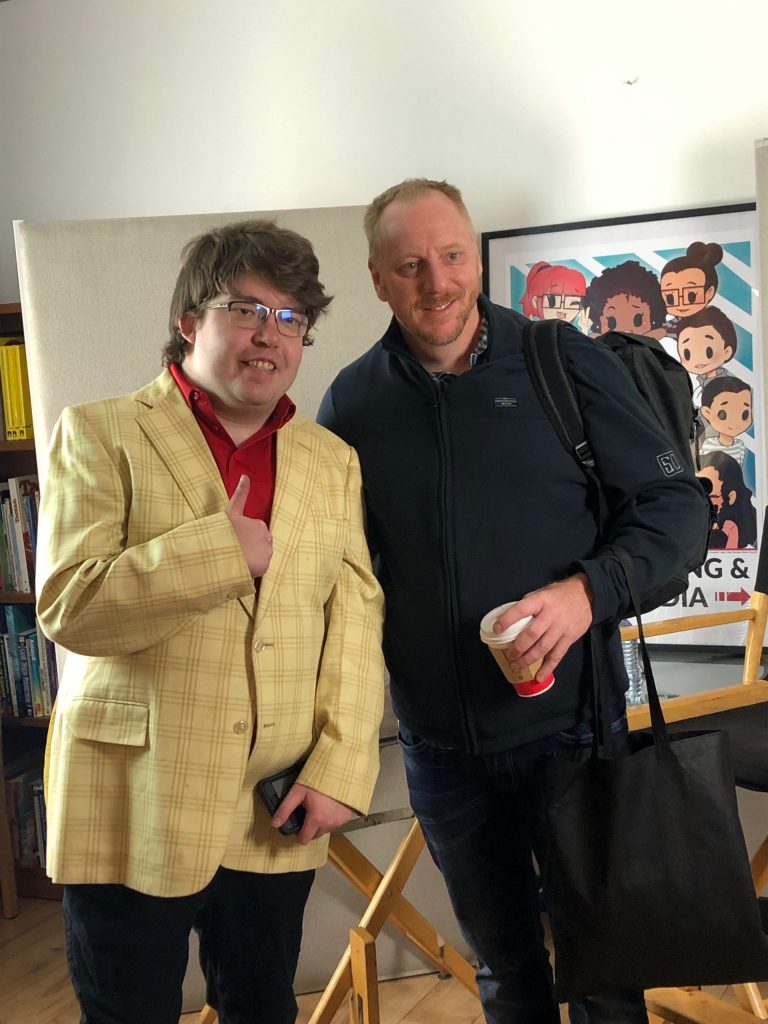 Broadcasting Student Interviews Vancouver Canucks' Corey Hirsch ...